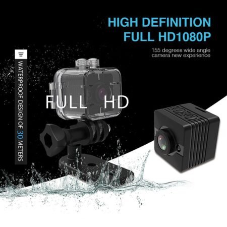 SQ12 Wide Angle Waterproof Mini Camera 1080P HD