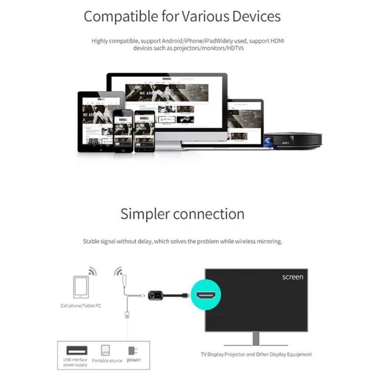 MiraScreen G9 Plus 2.4G 5G 1080P/4K Wireless HDMI Wifi Dongle