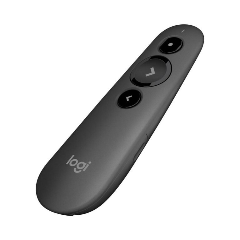 Logitech R500 Laser Presentation Remote Clicker with Dual Connectivity