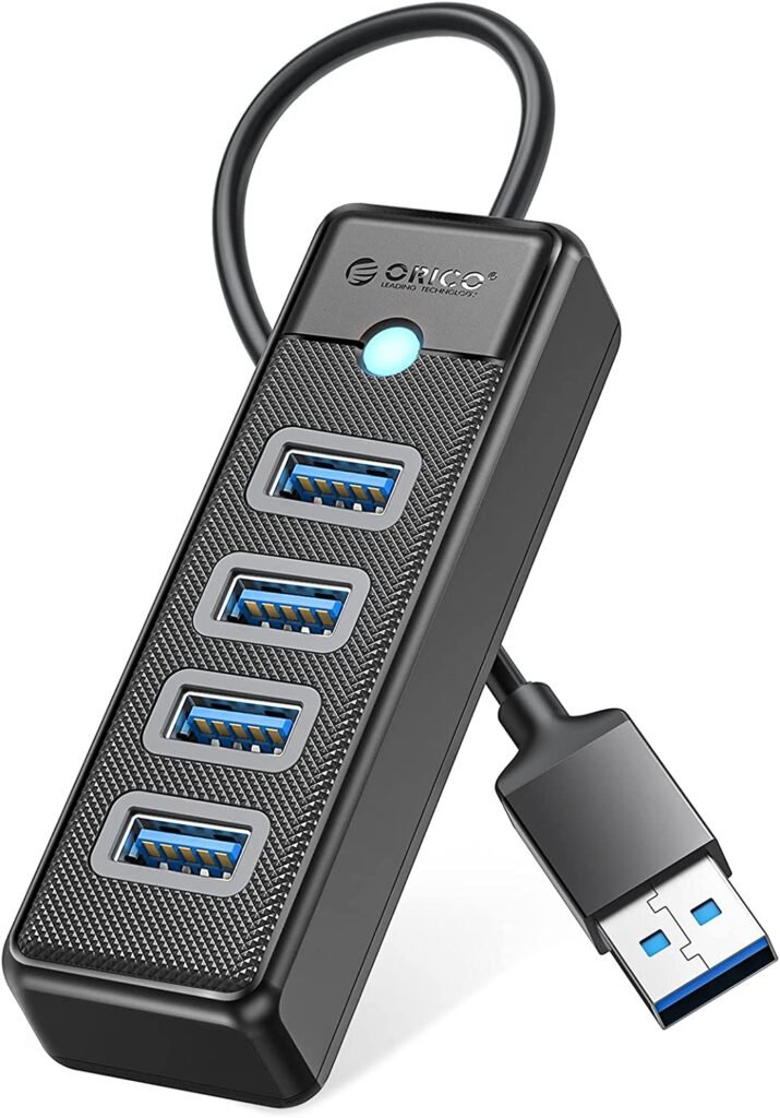 ORICO 4-Port USB HUB 3.0 5Gbps High-Speed Fast Data Transfer