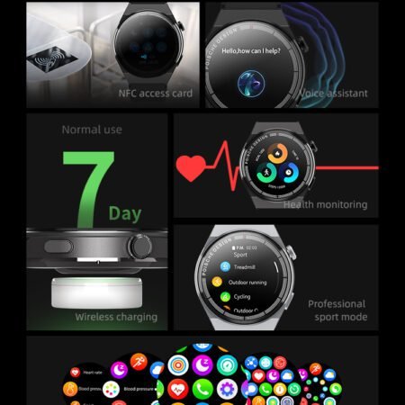 Porsche Design GT3 Max Round Smartwatch Men 1.45 HD Color Screen