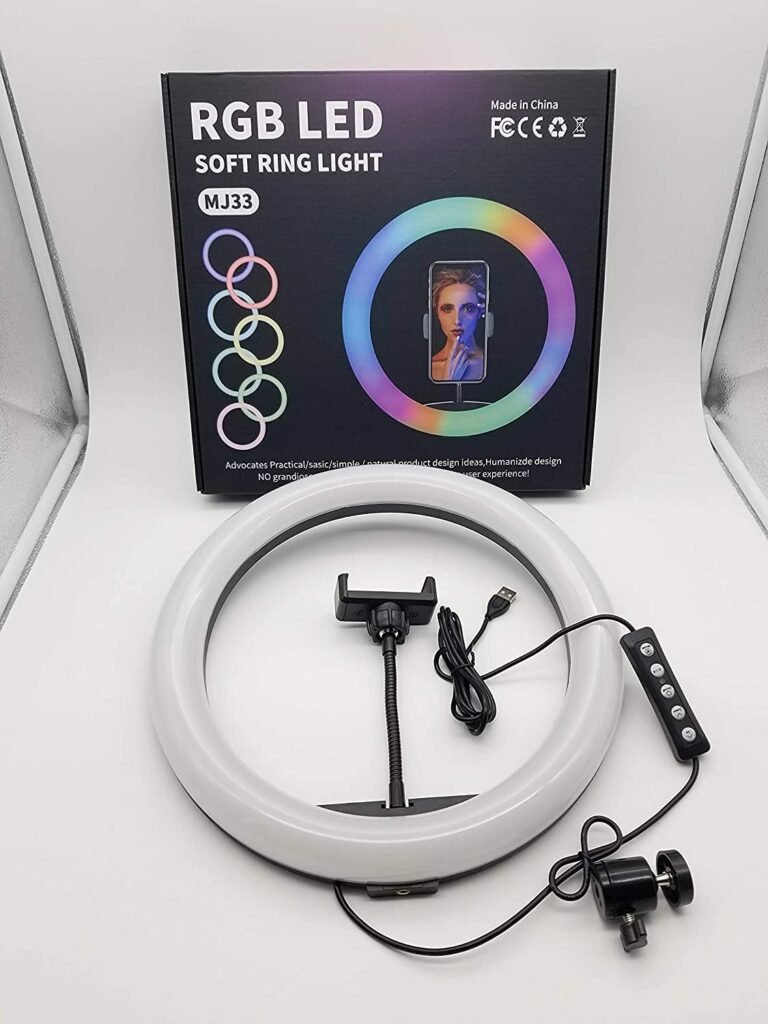 26Cm MJ26 10.2 RGB Led Soft Ring Light