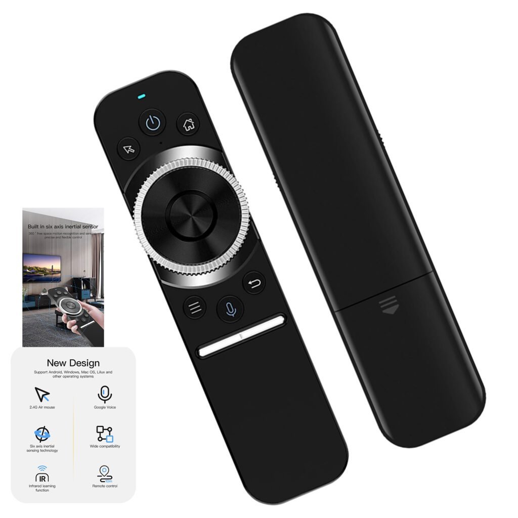 W1S 2.4G Air Mouse Remote Control Built-in 6-Axis Gyroscope Sensor for ...