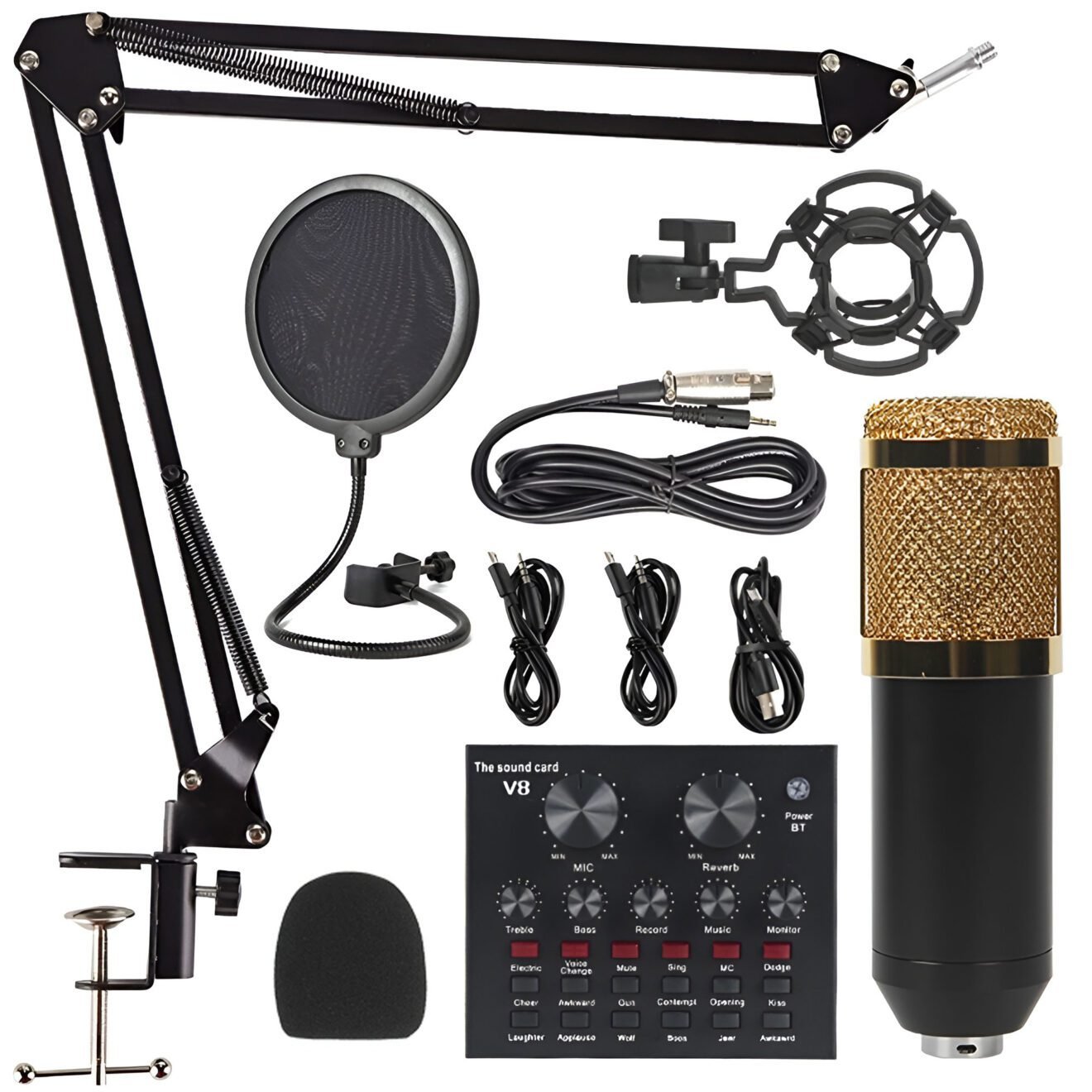 K8 Collar Wireless Microphone Android & Type C Supported