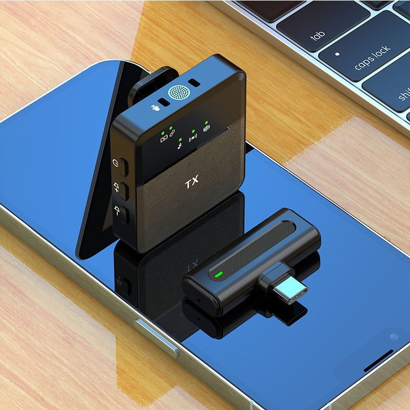 SX8 Type-C Single Lavalier Wireless Microphone for Interview and Vlog