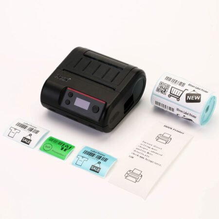 Speed-X SP-L610BT Portable Thermal Printer Label Or Receipt 2 In 1 80MM