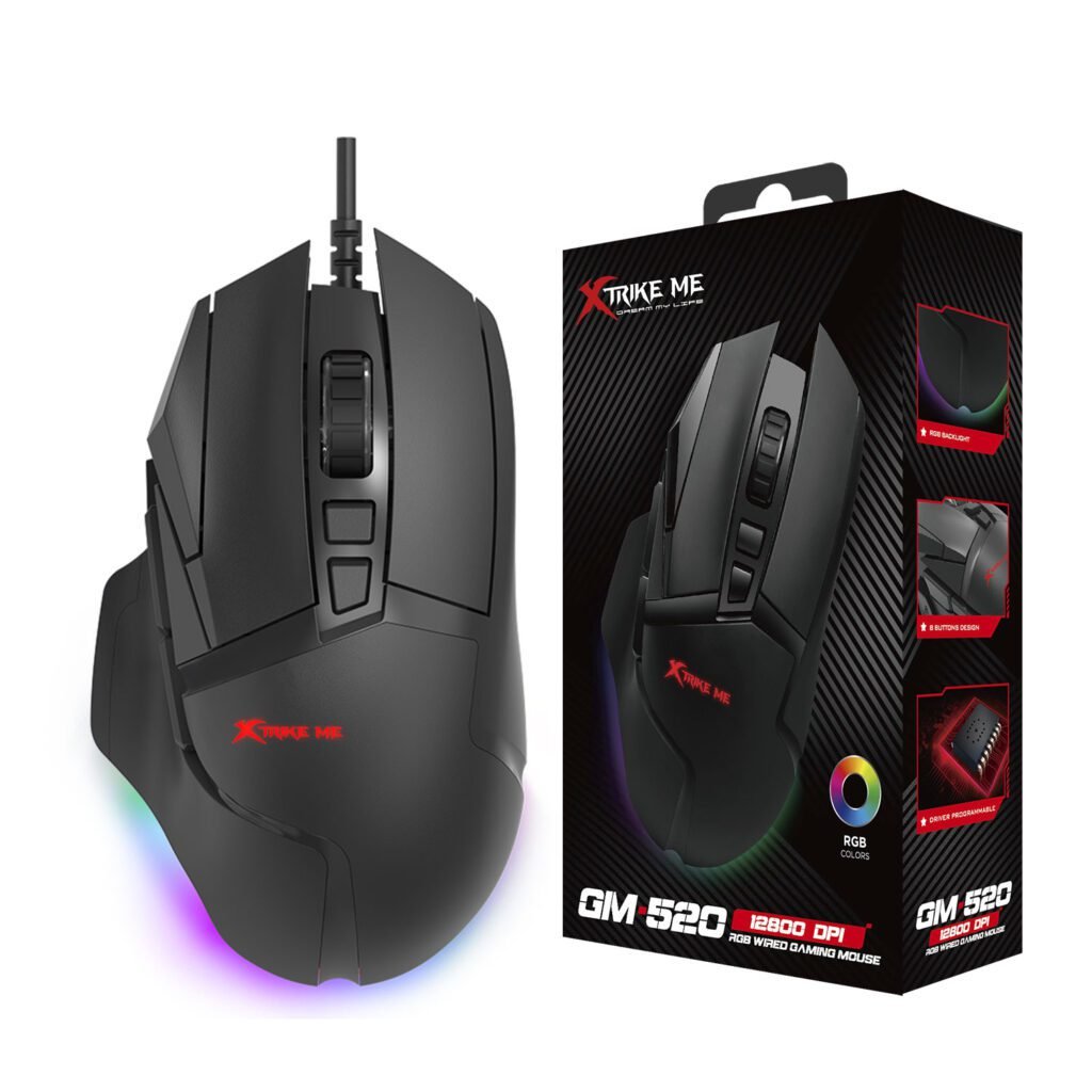 Xtrike-Me GM520 (8 Buttons) RGB Wired Gaming Mouse