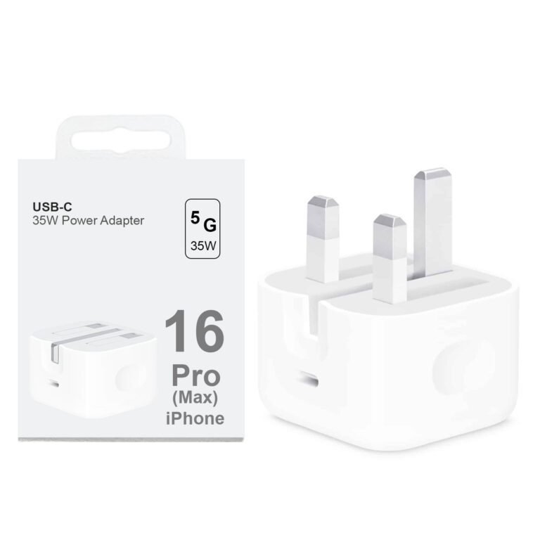 iPhone 16 Pro MAX 35W US/UK Pin USB-C Power Adapter